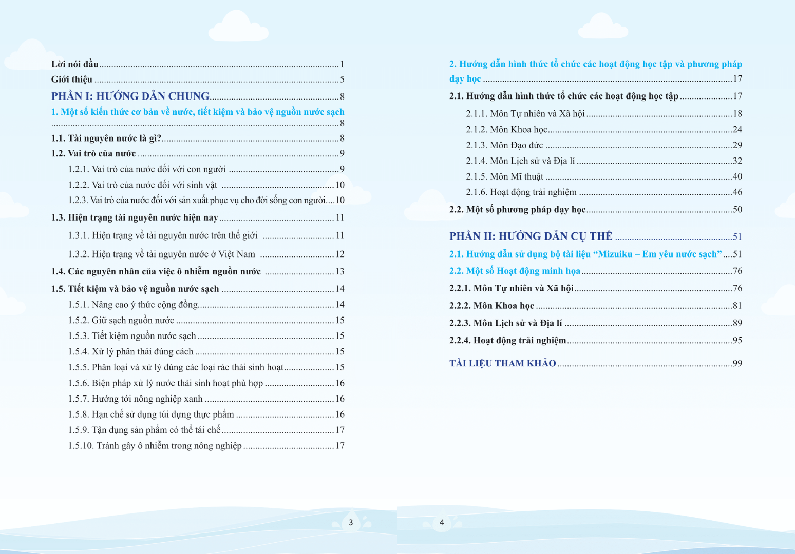 Mizuiku E – Learning – Em yêu nước sạch